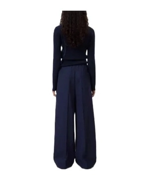 Closed Wynston Drawstring Pleated Wide-leg Trousers - Black