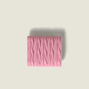 Miu Miu Small Matelassé Nappa Leather Wallet