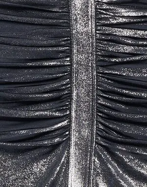 DIESEL® Metallic Ruched Pencil Skirt