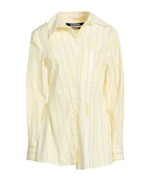Jacquemus Striped Poplin Long Sleeve Shirt