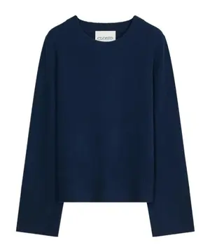 Closed Long-sleeve Crew-neck Sweater - Black