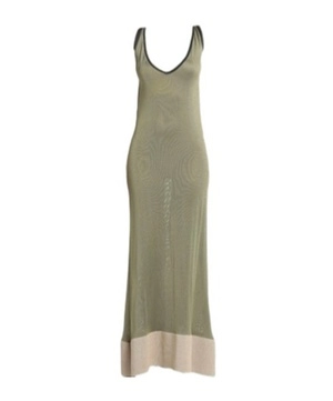 Jacquemus Sleeveless V-neck Maxi Dress - Green
