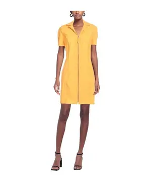 Jacquemus Solid-color Wool Short-sleeve Dress