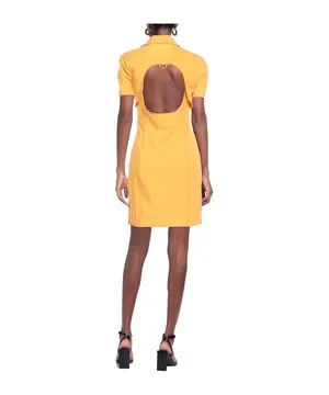 Jacquemus Solid-color Wool Short-sleeve Dress