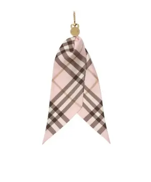 Burberry Check Silk Scarf Charm