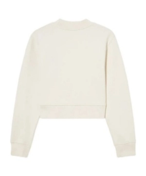 Palm Angels Bear Motif Crewneck Sweatshirt - White