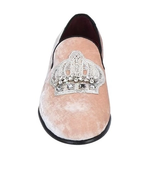 Dolce & Gabbana Velvet Slippers With Embellishments