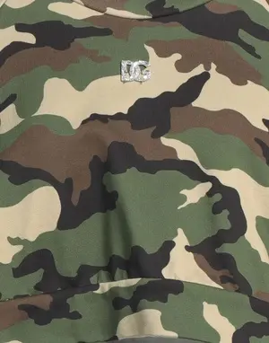 Dolce & Gabbana Camouflage Embellished Hoodie