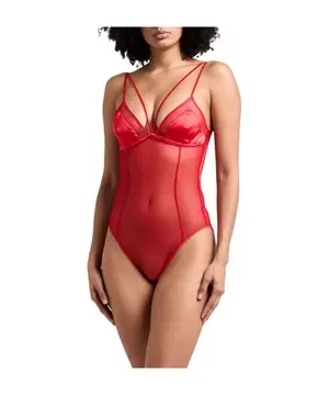 Dolce & Gabbana Solid Color Lightweight Mesh Swimsuit