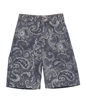 Etro Paisley Print Shorts
