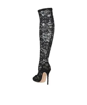 Dolce & Gabbana Solid Color Long Boots
