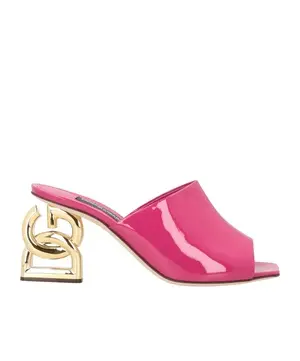 Dolce & Gabbana Solid Color Sandals - Pink