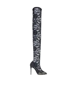 Dolce & Gabbana Over-the-knee Lace Boots