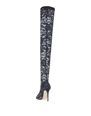 Dolce & Gabbana Over-the-knee Lace Boots