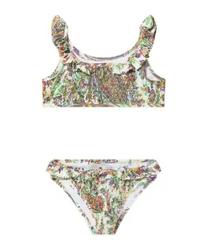 Etro Ruffled Printed Bikini