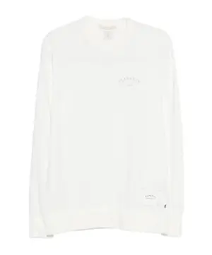 Eleventy Logo-detail Sweatshirt - White