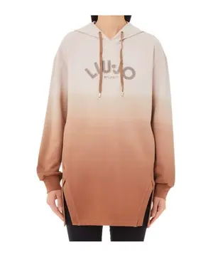 Liu Jo Rhinestone-embellished Hoodie - Nude