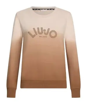Liu Jo Rhinestone-embellished Sweatshirt - Nude