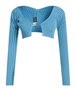 Jacquemus Solid Color Jumpers - Sky-blue