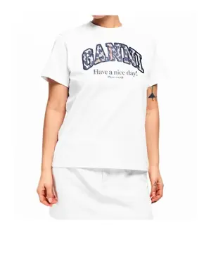 GANNI Graphic Baby Tee