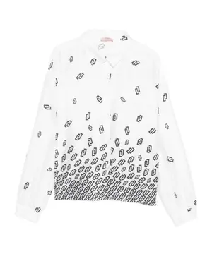 Liu Jo Printed Button-fastening Shirt - White