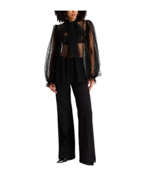 Dolce & Gabbana Lace Blouse With Bow Detail