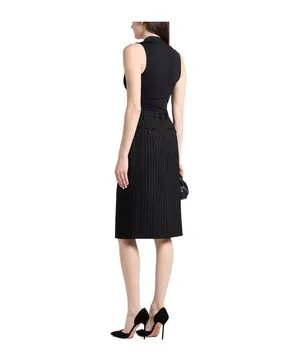 Dolce & Gabbana Striped Midi Skirt