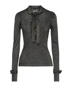 Dolce & Gabbana Solid Color Jumpers - Black