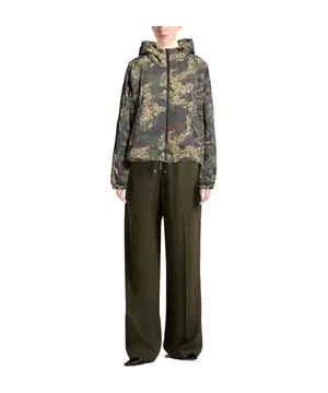 DIESEL® Camouflage Zip-up Hooded Jacket