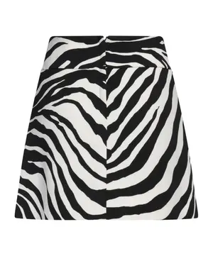 Dolce & Gabbana Zebra-print Flared Skirt
