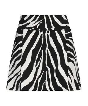Dolce & Gabbana Zebra-print Flared Skirt