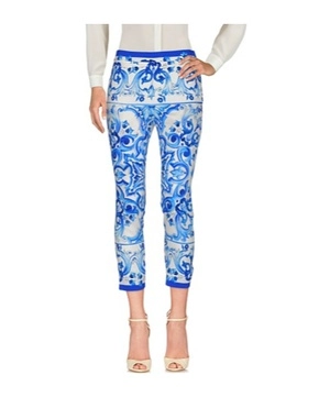 Dolce & Gabbana Floral-print Crepe Trousers