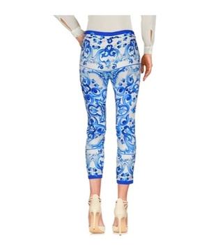 Dolce & Gabbana Floral-print Crepe Trousers