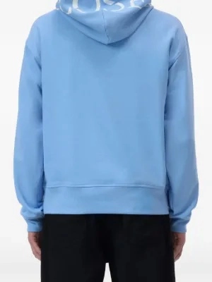 Closed Logo Printed Hoodie - Blue