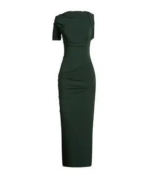 Jacquemus Draped Sleeveless Boat Neck Sheath Dress