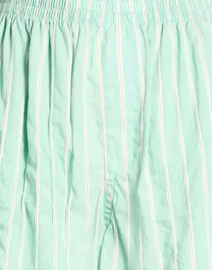 Balenciaga Striped Twill Bermuda Shorts