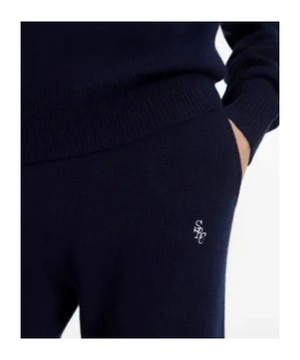 SPORTY  RICH Elasticated-waist Trousers