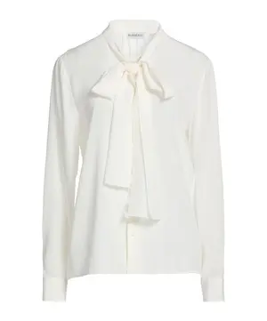 Burberry Silk Crepe Bow Blouse - No