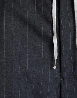 MAISON MARGIELA Pinstriped Wide-leg Trousers