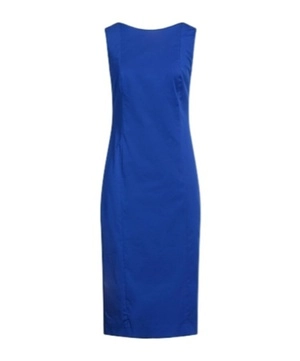 Max Mara Sleeveless Crewneck Midi Dress - Blue