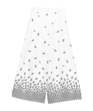 Liu Jo Geometric Pattern Wide Leg Trousers