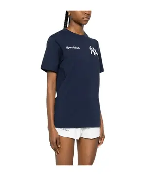 SPORTY  RICH Sporty & Rich Logo Detail T-shirt
