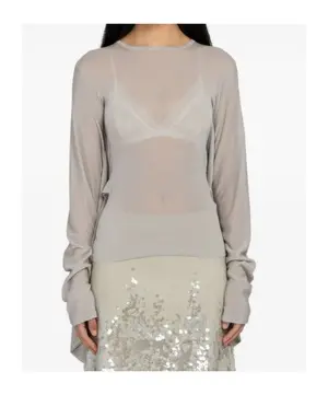 Paloma Wool Long Sleeved Crewneck Top - Nude