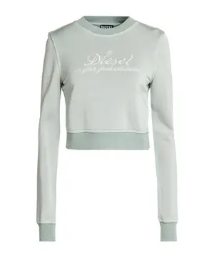 DIESEL® Solid Color Fleece Sweatshirt - Green
