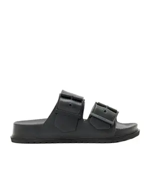 ALLSAINTS Double Buckle Sandals - Black