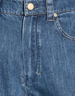 Max Mara Solid Color Denim Trousers