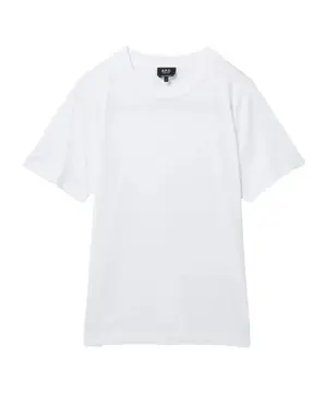 A.p.c. Logo-embroidered Round Neck T-shirt - White