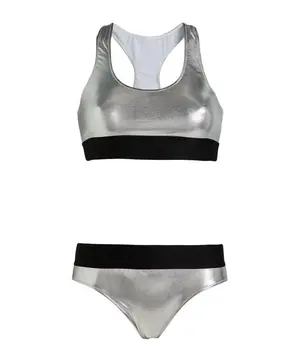 Dolce & Gabbana Minimalist Solid-color Swimsuit - Silver
