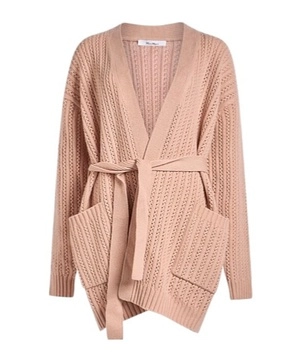 Max Mara Simple Knitted Jacket - Nude