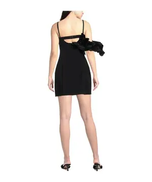 Jacquemus One-shoulder Ruffled Mini Dress